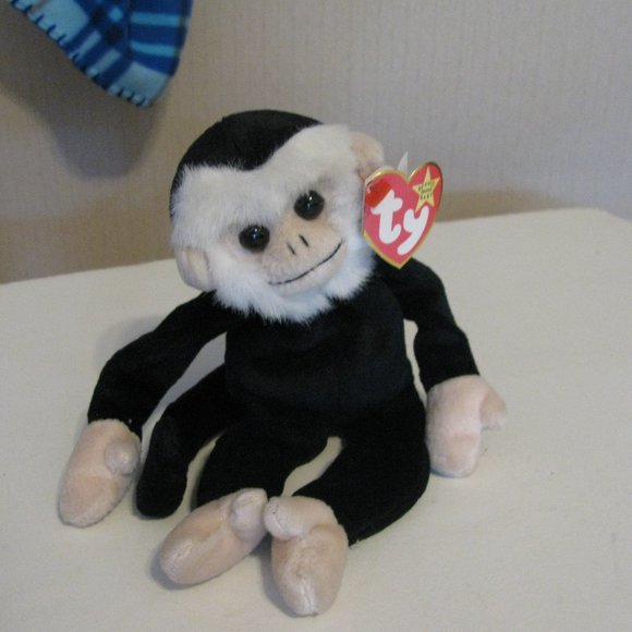 Ty | Toys | Mooch Monkey Ty Beanie Baby Excellent Condition Black White ...